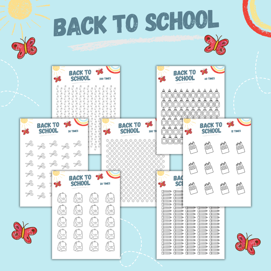 Back to School Practice Chart (Digital Download) – The Practice Shoppe