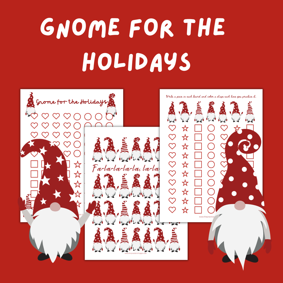 Gnome for the Holidays Charts (Digital Download) – The Practice Shoppe