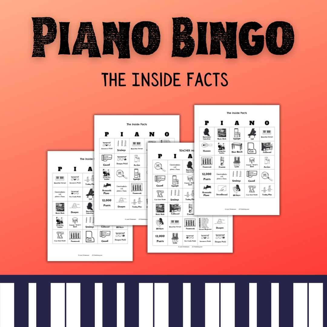 Piano Bingo - The Inside Facts – The Practice Shoppe