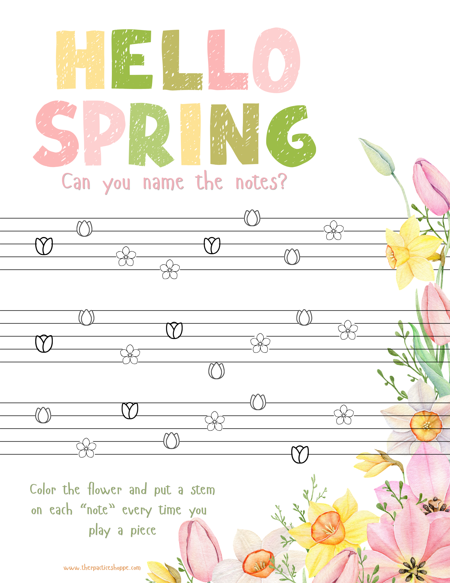 Hello Spring (Digital Download) – The Practice Shoppe