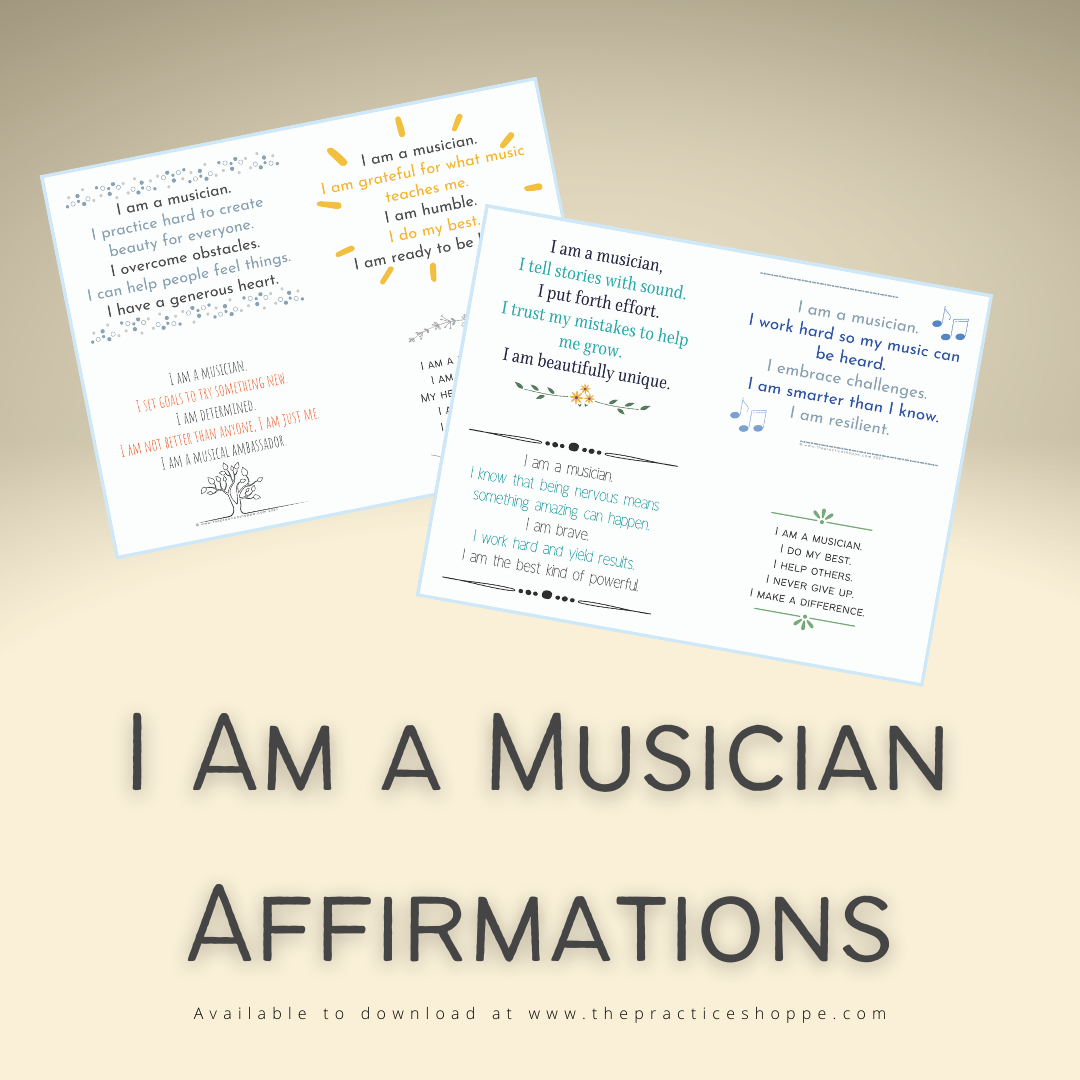 I Am a Musician Affirmations (Digital Download) – The Practice Shoppe