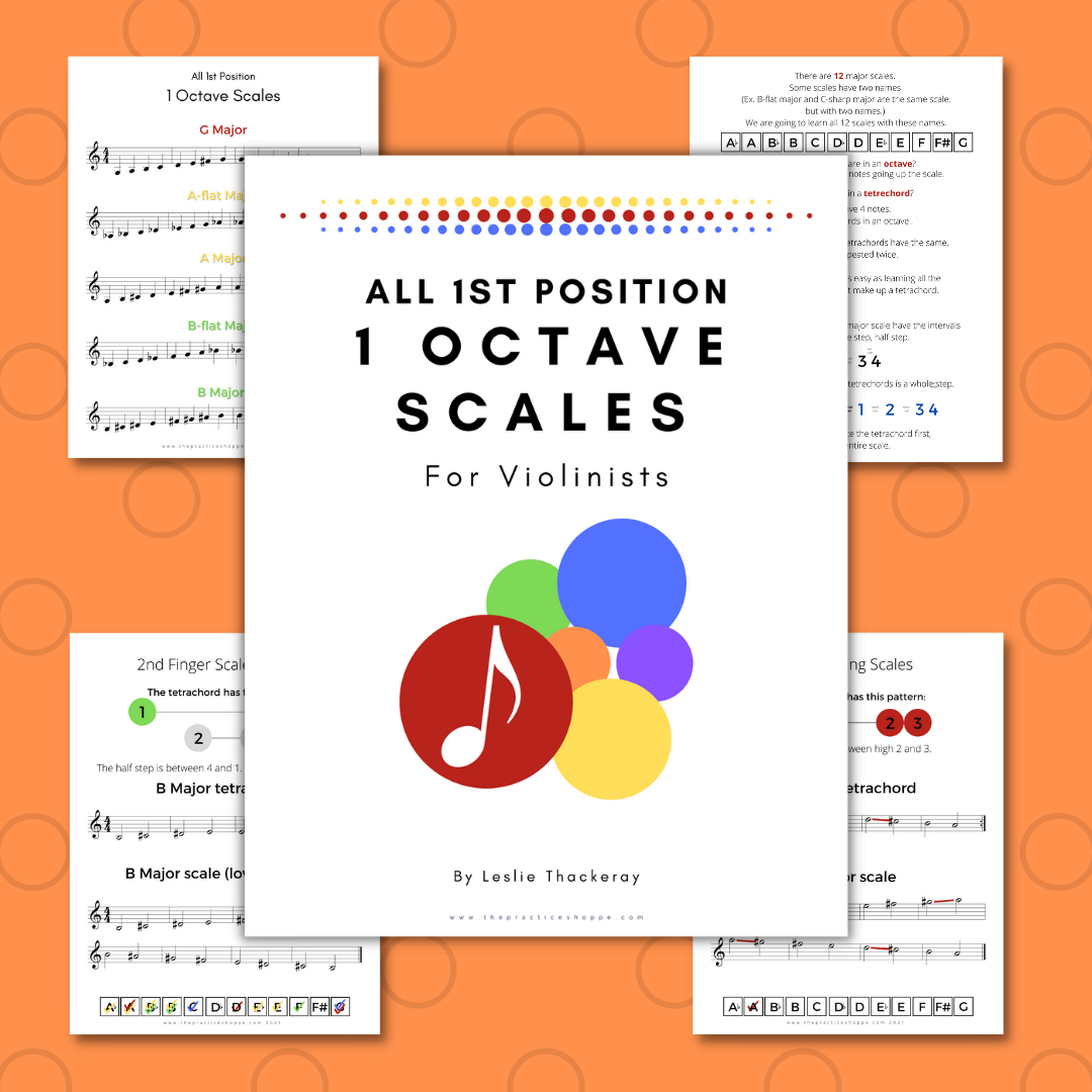 All 1 Octave Scales for Violinists (Digital Download) – The Practice Shoppe