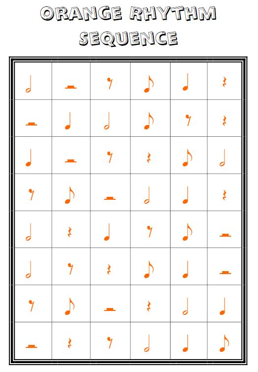 Rhythm Sequence - Orange – The Practice Shoppe