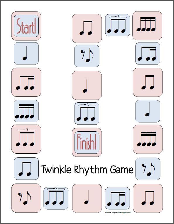 Twinkle Rhythm Game (digital download) – The Practice Shoppe