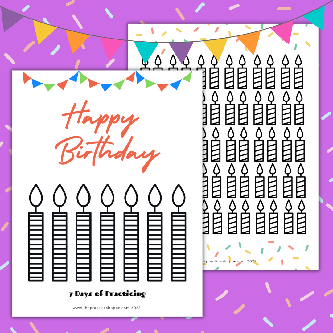 Happy Birthday Charts (Digital Download) – The Practice Shoppe