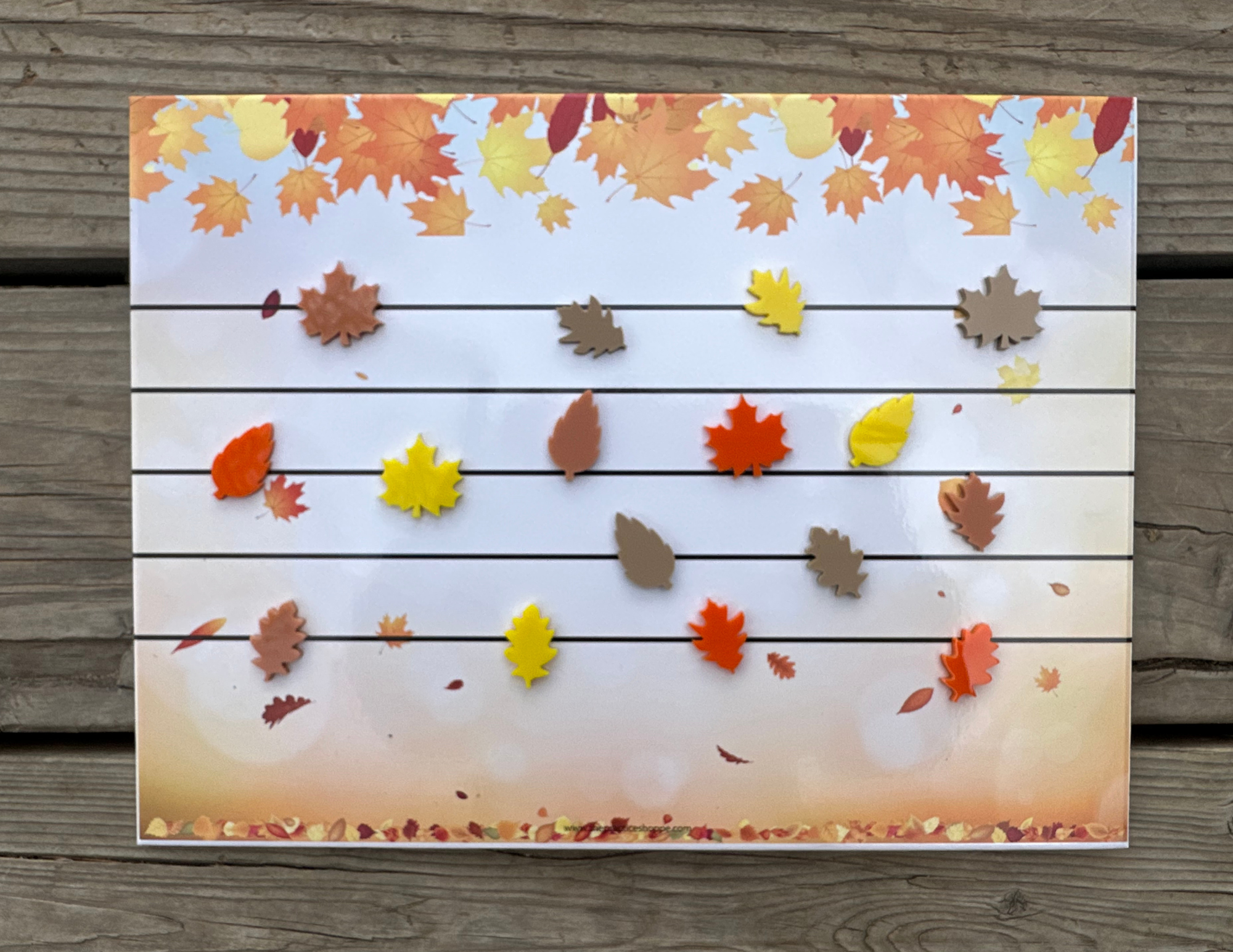 Autumn Leaves Magnetic Staff White Board – The Practice Shoppe