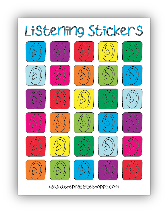 PS Twinkle Stickers - Listening – The Practice Shoppe