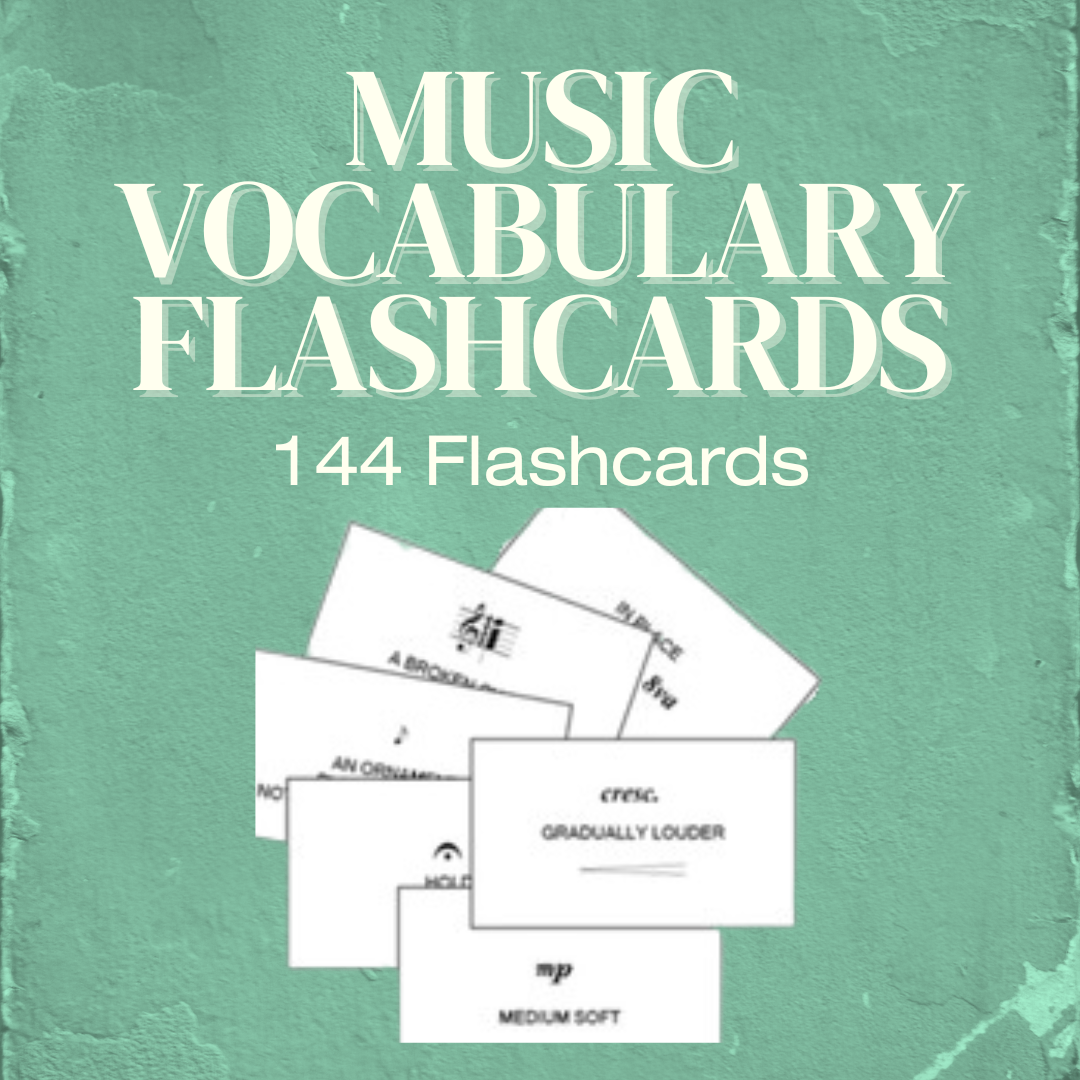 Music Vocabulary Flashcards (Digital Download) – The Practice Shoppe