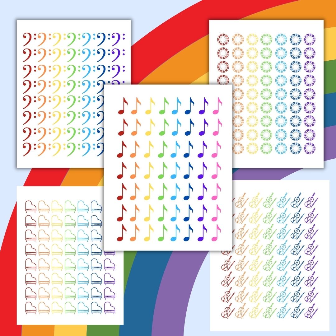 Rainbow Charts Bundle – The Practice Shoppe