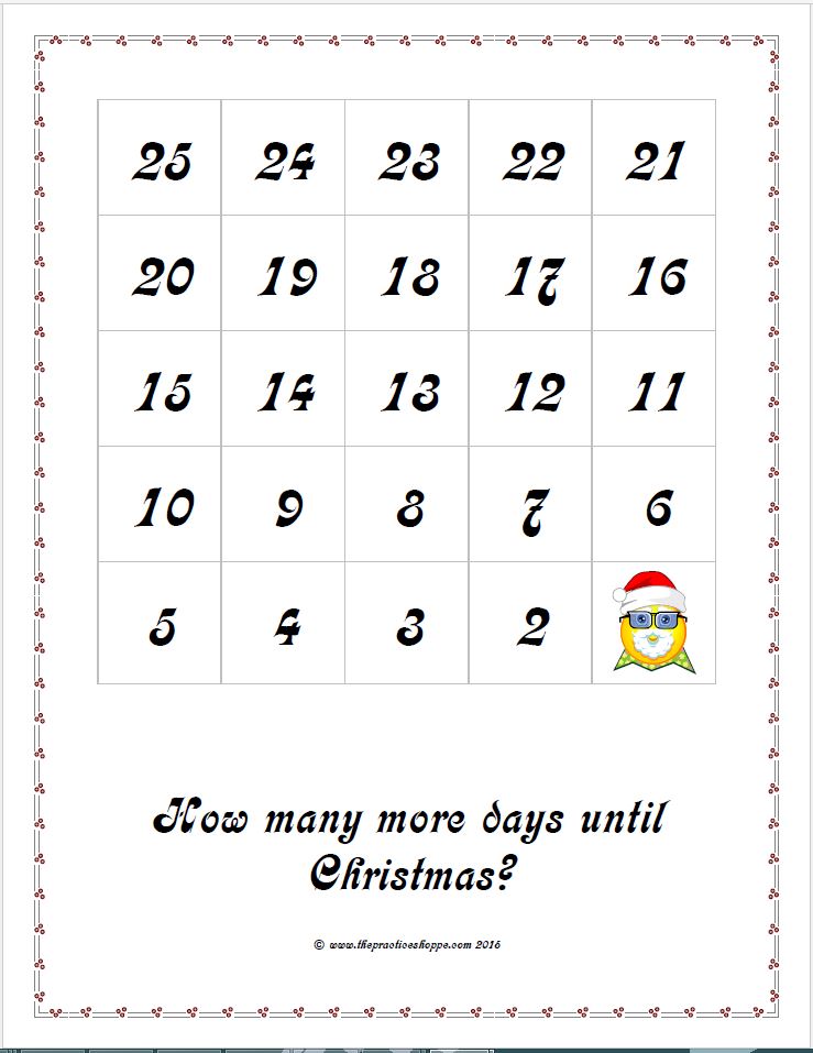 Countdown to Christmas (digital download) – The Practice Shoppe