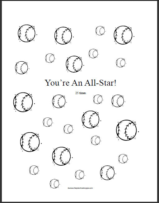 All Star Chart (digital download) – The Practice Shoppe