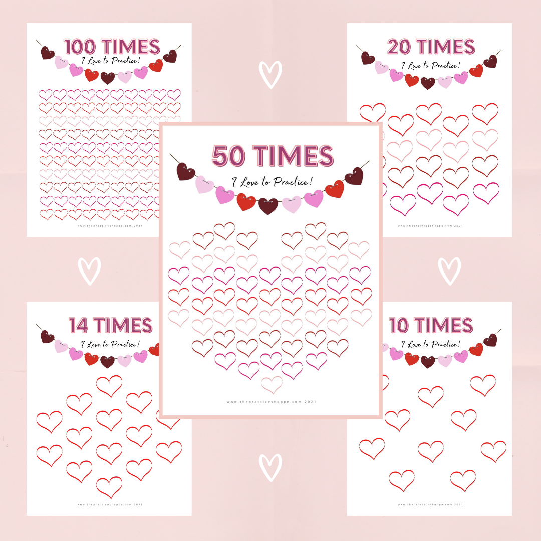 Valentine Chart Bundle – The Practice Shoppe