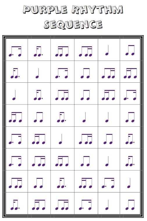 Rhythm Sequence - Purple – The Practice Shoppe